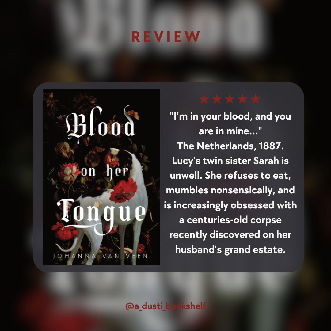 Blood on Her Tongue ~ Johanna Van Veen – Book Reviews